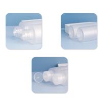 China Powder Luxury Lotion Unique Eco Friendly Custom Cosmetic Packaging Bottles Screen Printing PET PUMP Sprayer Guangdong EMO 24mm for sale