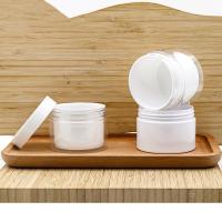 China Jars Fancy Wide Mouth Airtight Packaging Cosmetic Mell Proof Candy Plastic PET Guangdong White Eco Friendly Cosmetic Jars EMO XH for sale