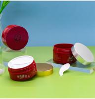 China PET Plastic Cream Jars Clear Luxury Frosted Vacuum Cream Jar for sale