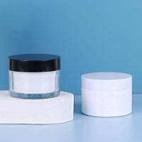 China Disposable Plastic Cream Jars Plastic Mason Jar With Logo Printed for sale