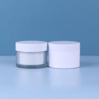 China Disposable Plastic Cream Jars Plastic Mason Jar With Logo Printed for sale