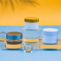 China Luxury Delicate Plastic Cream Jars Eye Creams Empty Jars For Lotions And Creams for sale