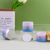 China Luxury Delicate Plastic Cream Jars Eye Creams Empty Jars For Lotions And Creams for sale