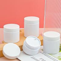 China Frosted Plastic Cream Jars PET Soft Christmas Food Plastic Product Jars for sale
