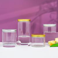 China Clear Plastic Cream Jars 30G With Silver Gold Transparent Lid for sale