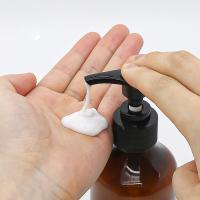 China Screen Printing Mousse Pump Bottle Diameter 75mm Hair Conditioner Bottle for sale