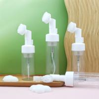 China Brush Head Mousse Pump Bottle Foam Clean 150ml Clear Plastic Bottles for sale