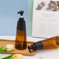 China Amber Plastic Shampoo Bottle for sale