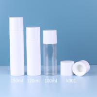 China Custom Luxury Plastic Airless Bottle Green Plastic Bottles OEM For Cosmetics for sale