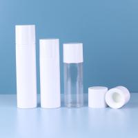 China Custom Luxury Plastic Airless Bottle Green Plastic Bottles OEM For Cosmetics for sale