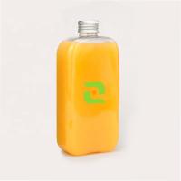 China Customized Empty Plastic Juice Bottles ODM Transparent With Cap for sale