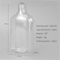 China Customized Empty Plastic Juice Bottles ODM Transparent With Cap for sale