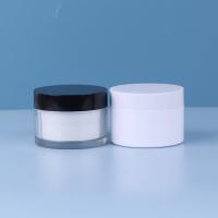 China Amber Cosmetic PET Jar Customized 30ml Plastic Face Cream Jar for sale