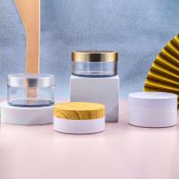 China Biodegradable Plastic PET Jar Empty Airless Cream Jar Vacuum Bottle for sale