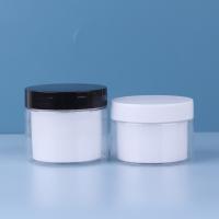 China Rose Gold Plastic PET Jar Facial Clear Plastic Cosmetics Jar 100ml for sale