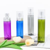 China 100ml PET Plastic Spray Bottle Frosted Plastic Empty Spray Bottles for sale