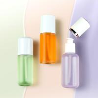 China Custom Logo Plastic Empty Spray Bottles 60ml Toner Spray Bottle for sale