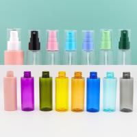 China Cosmetic Screen Printing PET Plastic Spray Bottle 50ml Foaming Spray Bottle for sale