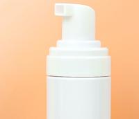 China PET Plastic Cleanser Container 40/50/60ml White Clear Mousse Foaming Pump Bottle for sale