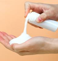 China PET Plastic Cleanser Container 40/50/60ml White Clear Mousse Foaming Pump Bottle for sale