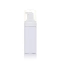 China PET Plastic Cleanser Container 40/50/60ml White Clear Mousse Foaming Pump Bottle for sale