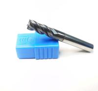 China Solid Tungsten Carbide 4 Flute Square End Mill D8 HRC65 for Hardened Steel for sale