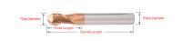 China Carbide Tapered Ball End Mill TiAlN Coated HRC55 HRC60 4F 6F 8F for sale