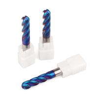 China Solid Tungsten Carbide 2 Flutes D10R5 Ball Nose End Mills Hrc65 Sx for sale