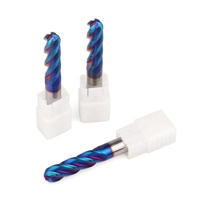 China Solid Tungsten Carbide 2 Flutes D10R5 Ball Nose End Mills Hrc65 Sx for sale
