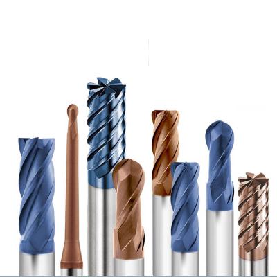China Different Solid Tungsten Carbide  End Mills For Aluminum/Copper/Steel for sale