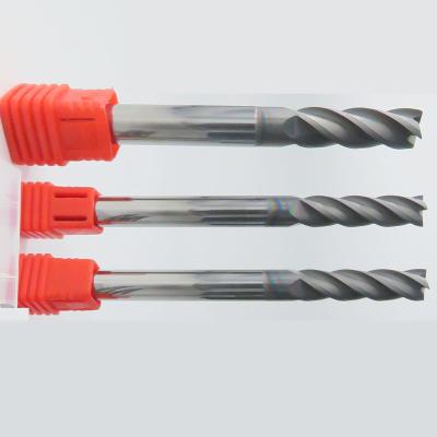 China Diamond Coated Carbide 6mm End Mills Long Flute Squares For Graphite for sale
