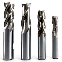 China Solid Tungsten Carbide 4 Flute Ball Nose End Mill 6mm for Aluminum 75mm OAL for sale
