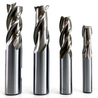 China Solid Tungsten Carbide 4 Flute Ball Nose End Mill 6mm for Aluminum 75mm OAL for sale