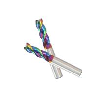 China Copper Electrode Long Flute End Mills 3 Flutes 8mm Square for sale