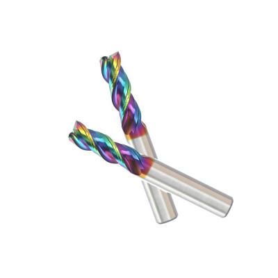 China Copper Electrode Long Flute End Mills 3 Flutes 8mm Square for sale