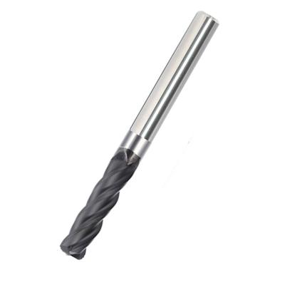 China 5mm Tungsten Carbide End Mills Corner Radius End Mills For Graphite for sale