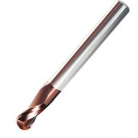China Carbide Square End Mill 2 Flutes R2 HRC65 SX for High Hardness Steel 50mm Length for sale