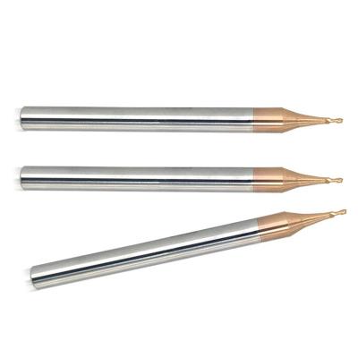 China Solid Tungsten Carbide 0.5mm End Mills Square Hrc55 for sale