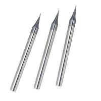 China Straight Shank Two Flutes 0.3mm Square Micro End Mills Hrc65 for sale