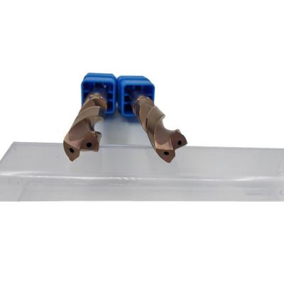 China Solid Tungsten Carbide 2 Flute D10 Drill with Coolant Holes 70mm Overall Length for sale