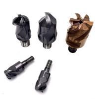 China Solid Carbide End Mill Cutter Head Square Corner Radius Ball Nose Custom Length for sale