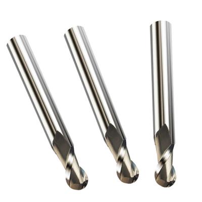 China Solid  Two Flute R3 Ball Nose End Mills 6mm For Steel for sale