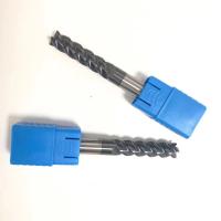 China Solid Tungsten Carbide 2 Flute End Mills 6mm For Hardened Steel for sale