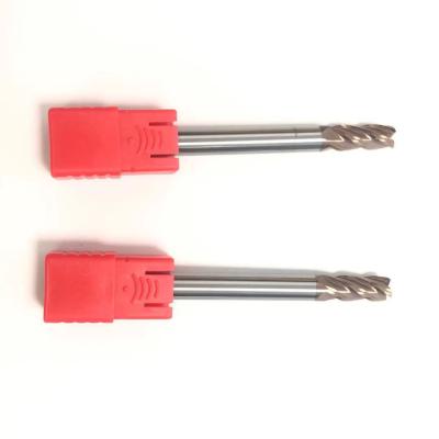 China Tungsten Carbide 4 Flute 6mm Solid End Mill for Steel Hardened Steel 75mm OAL for sale