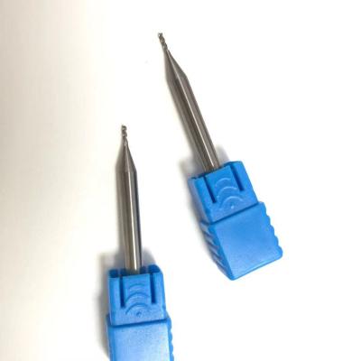 China 2 Flute Tungsten Carbide End Mills D0.8 End Mills H60RC for sale