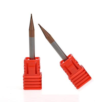 China Solid Micro 0.2mm Ball Nose End Mills Hrc65 For Hardened Steel for sale