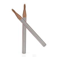 China Solid Tungsten Carbide End Mills 2 Flutes R2.5 For Hardened Steel for sale