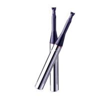China Solid Tungsten Carbide End Mill 2 Flutes D4 HRC65 Nano Coated for High Hardness Steel for sale