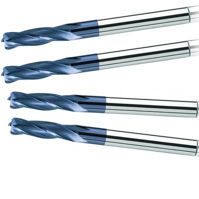China Solid Carbide Corner Radius End Mills Two Flute 6mm R0.5 Hrc65 SX for sale