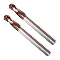 China Solid Tungsten Carbide 2 Flute Long Shank Square End Mill R5 SX for Steel HRC48-65 for sale